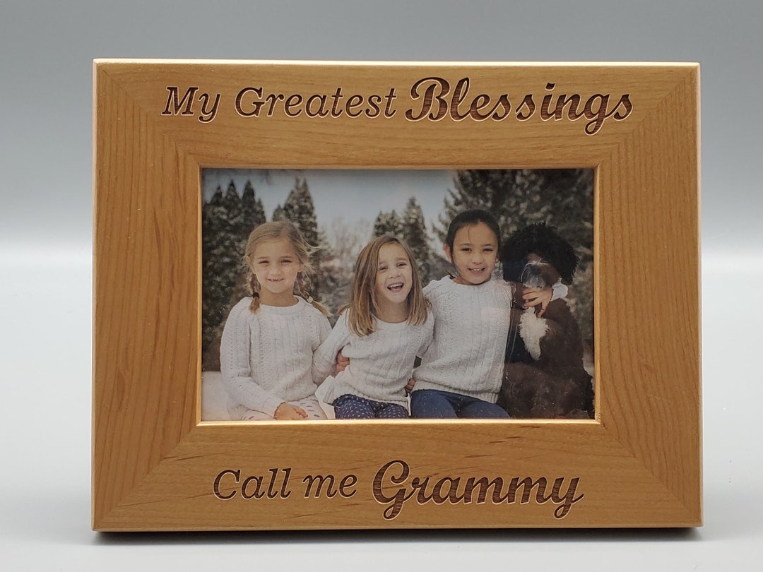 Greatest Blessings Picture Frame, Personalized, Mothers Day Gift ...