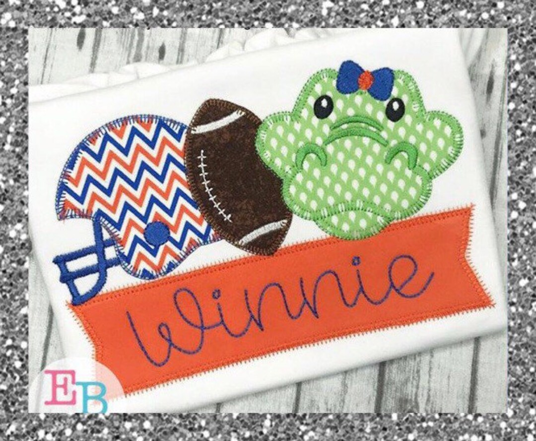 Monogrammed Gators Football Shirt - Etsy