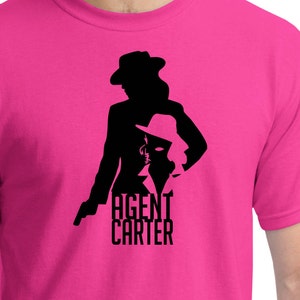 Agent Carter Inspired Silhouette T-shirt / Peggy Carter T-shirt / Adult ...