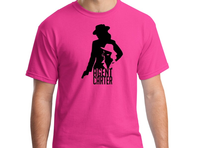 Agent Carter Inspired Silhouette T-shirt / Peggy Carter | Etsy