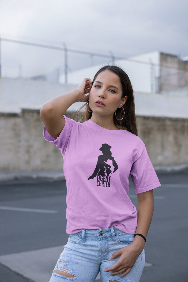 Agent Carter Inspired Silhouette T-shirt / Peggy Carter | Etsy