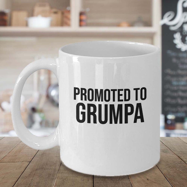 Grumpa Gift Promoted to Grumpa New Grumpy Grandpa Gift - Etsy