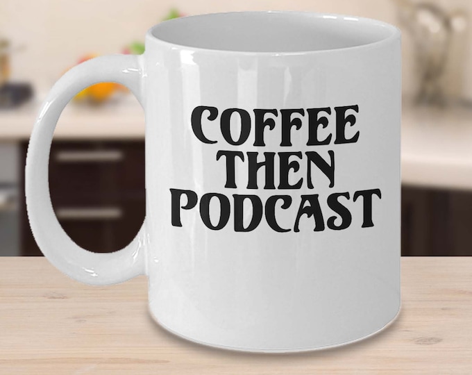 Podcast Coffee Mug Podcaster Gift Podcasting Present Ask Me About My ...