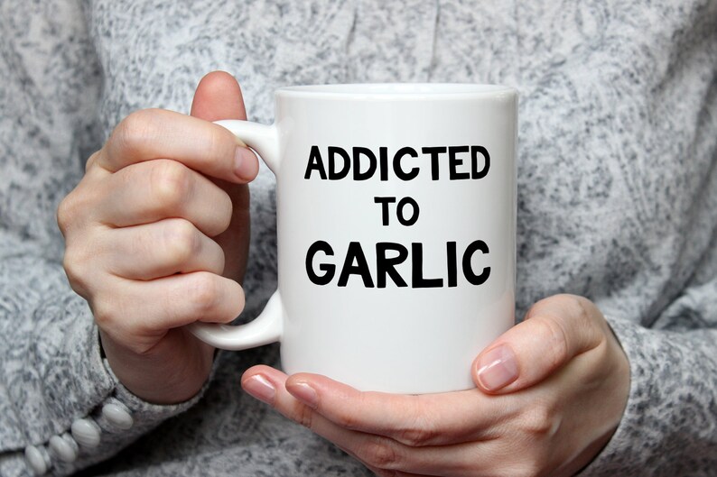 Garlic Lover Gift, Addicted to Garlic, Gift for Cook, Never Enough ...