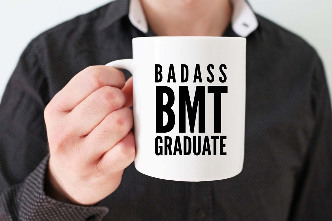 BMT Graduation Gift, Badass BMT Graduate Mug, Military Training ...