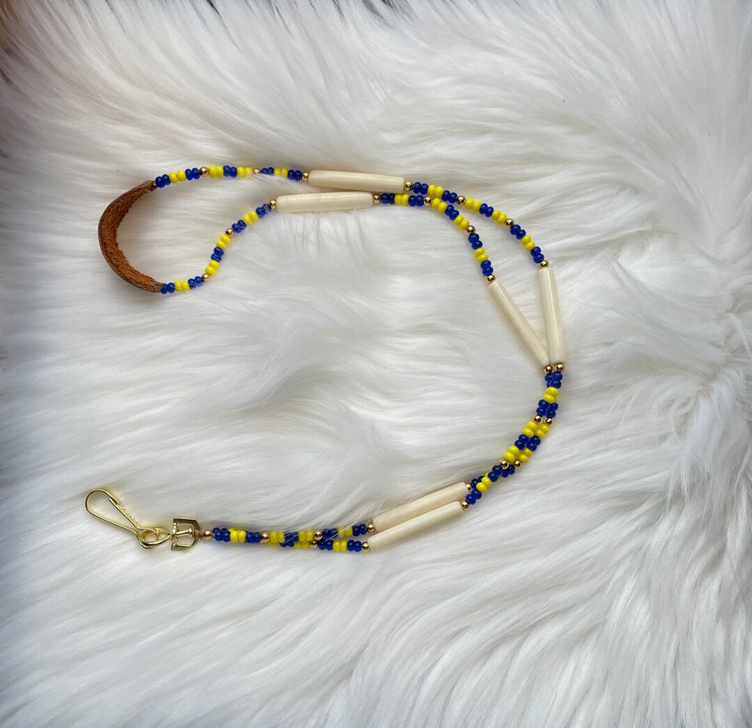 Beaded Lanyards, Handmade Indigenous Beadwork - Etsy