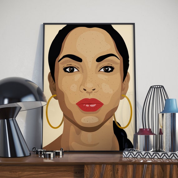 Sade Inspired smooth Operator Poster Art Print | Etsy