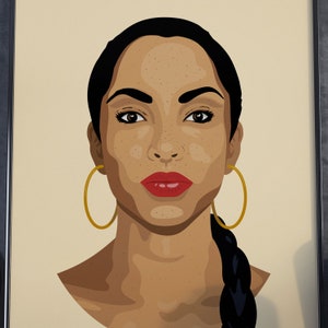 Sade Inspired "smooth Operator" Poster Art Print - Etsy