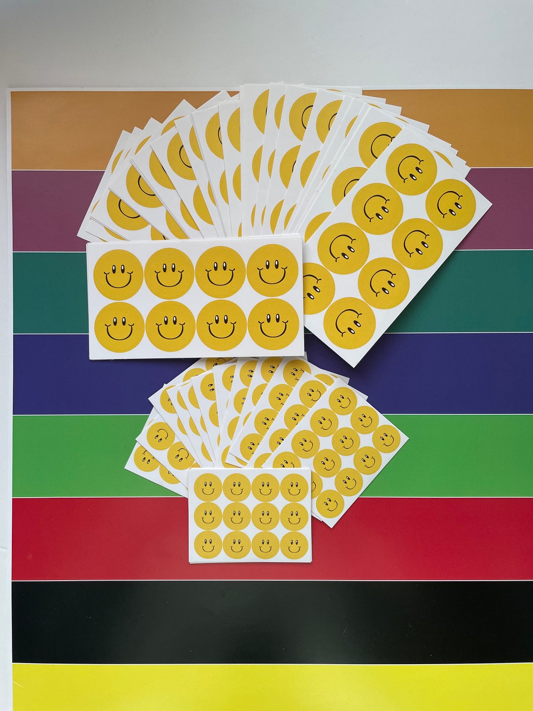 Happy Face Stickers/smiley Face Sticker Pack/smiley Face Stickers/happy ...