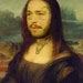 Canvas: Post Malone in Mona Lisa Painting Makes Post Malona - Etsy