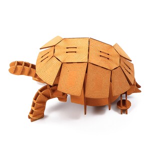 3D Paper Puzzle: Turtle - Etsy
