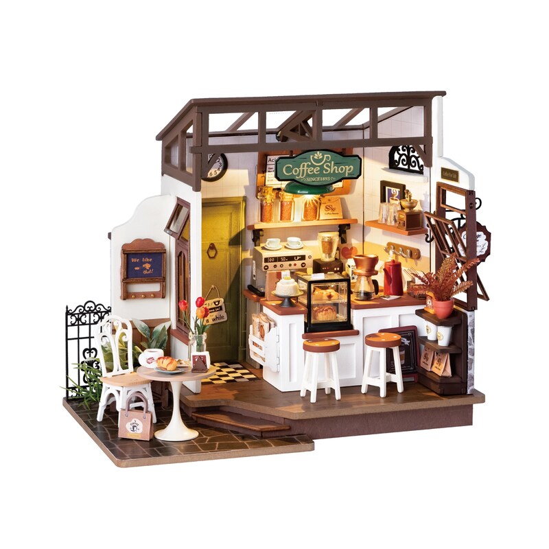 Miniature Coffee Shop - Etsy