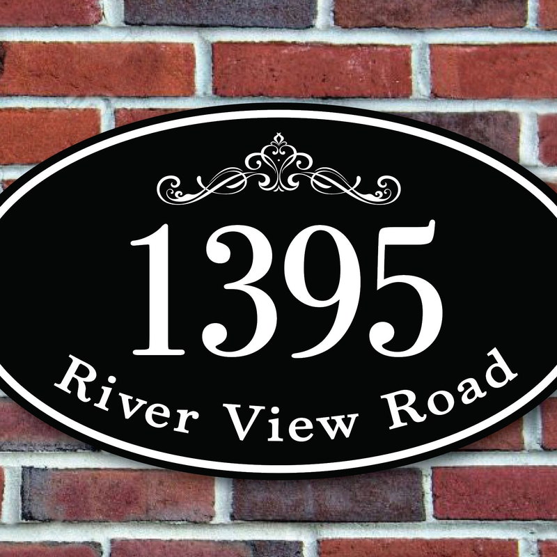 Classic House Number - Etsy