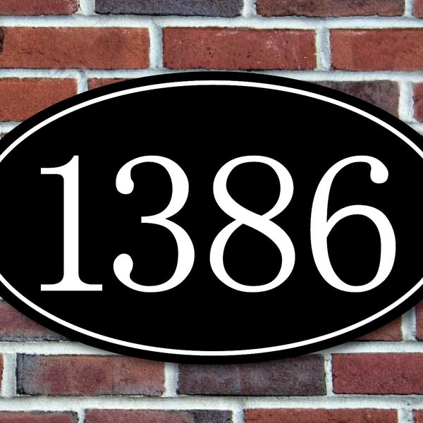 Porcelain House Sign - Etsy