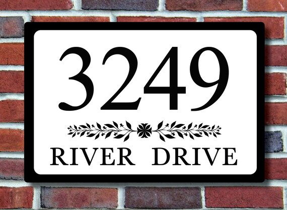 Sale Personalized House Address Aluminum Plaque Custom Home - Etsy