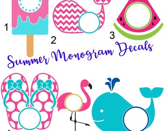 Summer decals | Etsy