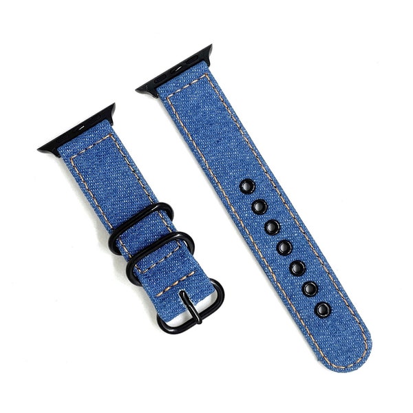 Denim Watch Strap - Etsy