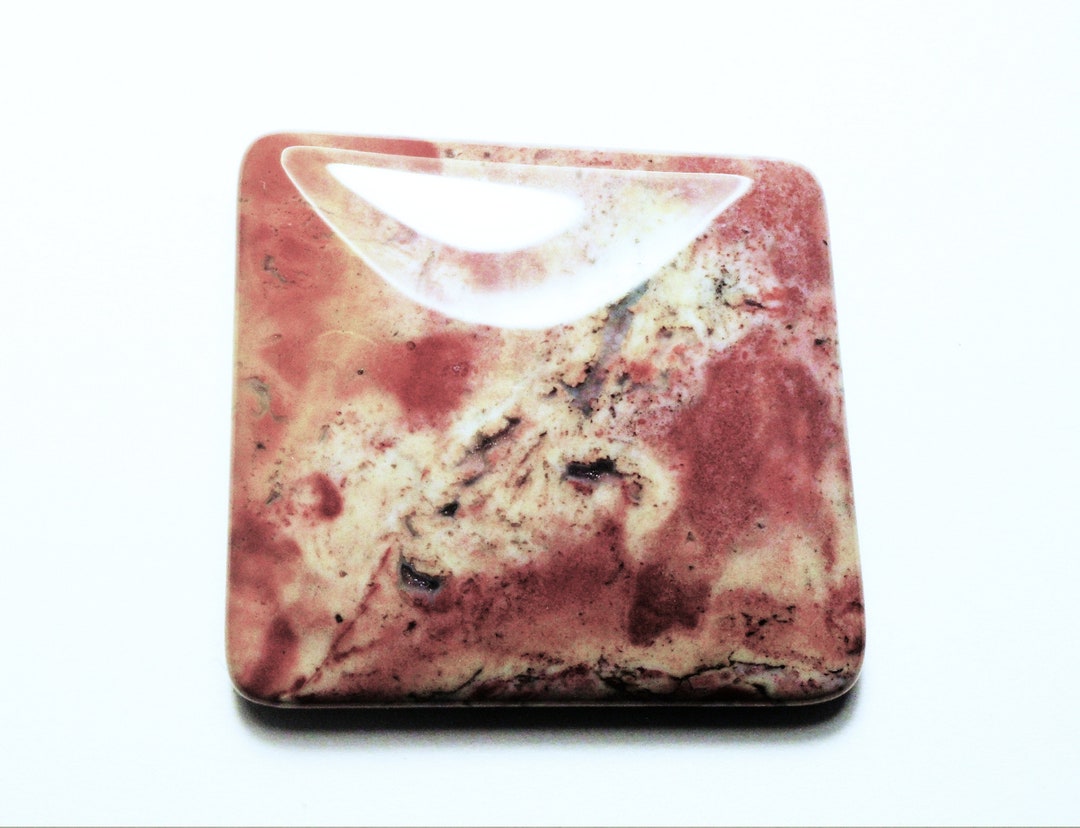 51.06cts Ohio Gem Flint 32 X 29 X 5.5mm Cabochon Nethers Farm Hopewell ...