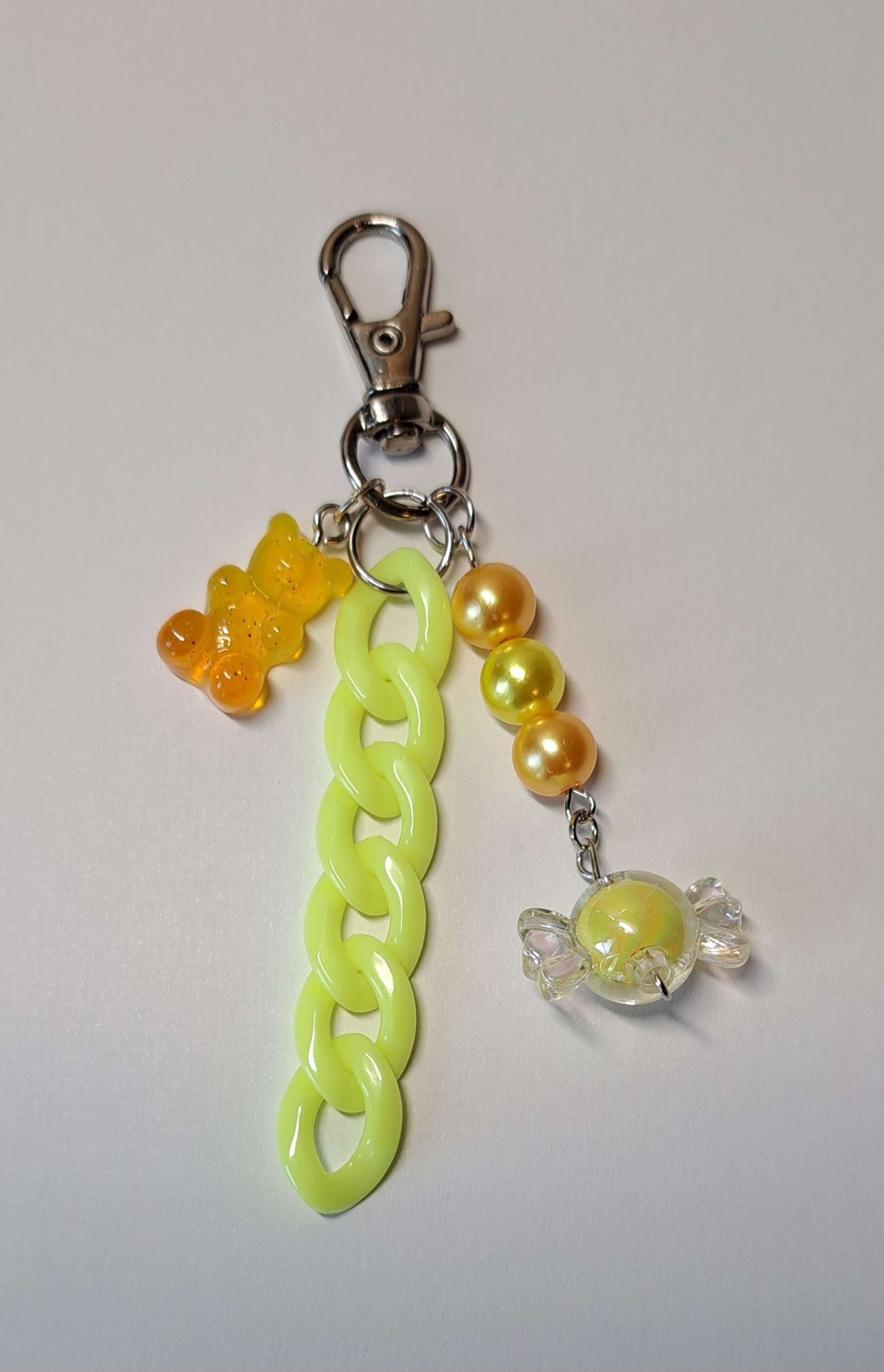 Cute Candy Gummy Bear Charm Keychains - Etsy