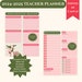 Printable Editable Digital Teacher Planner for 2024-2025 School Year ...