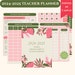 Printable Editable Digital Teacher Planner for 2024-2025 School Year ...