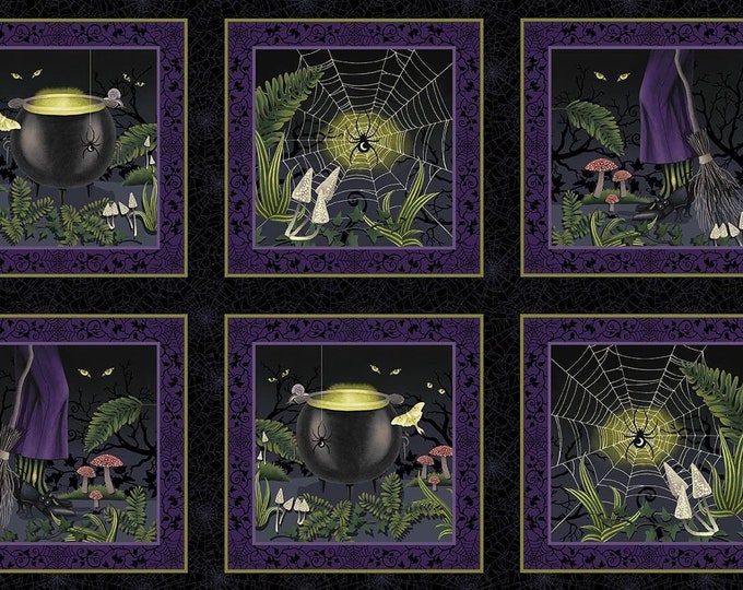 Hallowed Forest -- 24 Inch Quilt Fabric Panel -- Studio E Fabrics ...