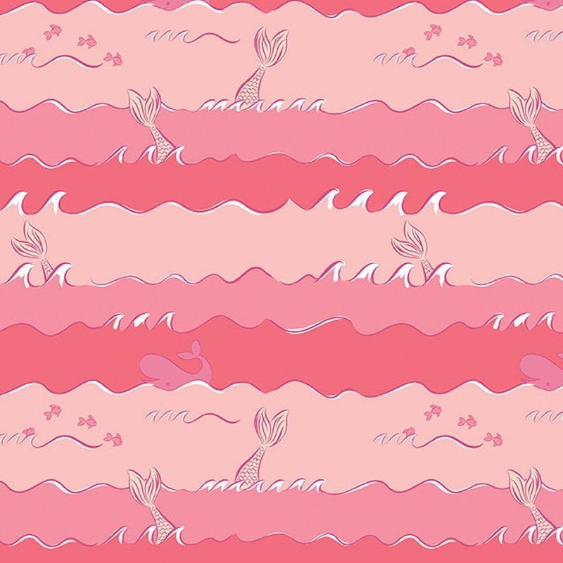 Riley Blake Mermaid - Etsy