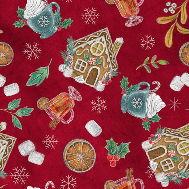Gingerbread Fabric - Etsy