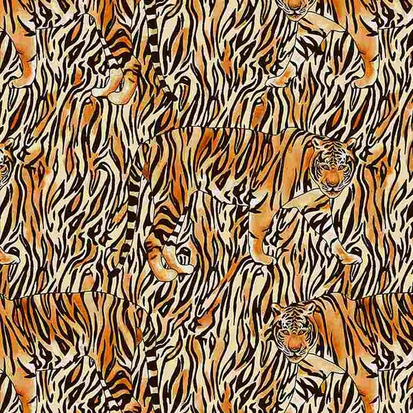 Tiger Stripe Fabric - Etsy