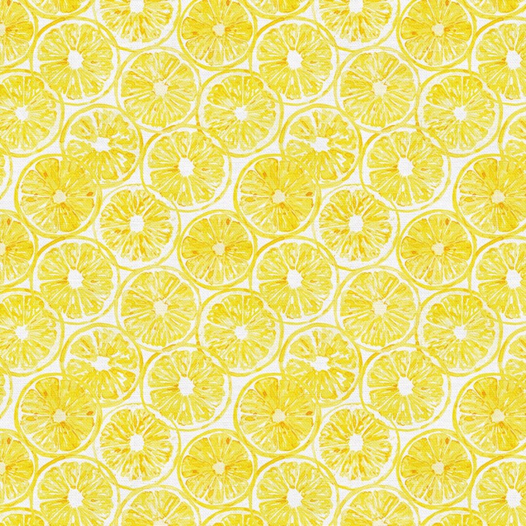 Lemon Slices Fabric -- Sweet & Sour -- Paint Brush Studios -- Lemon ...