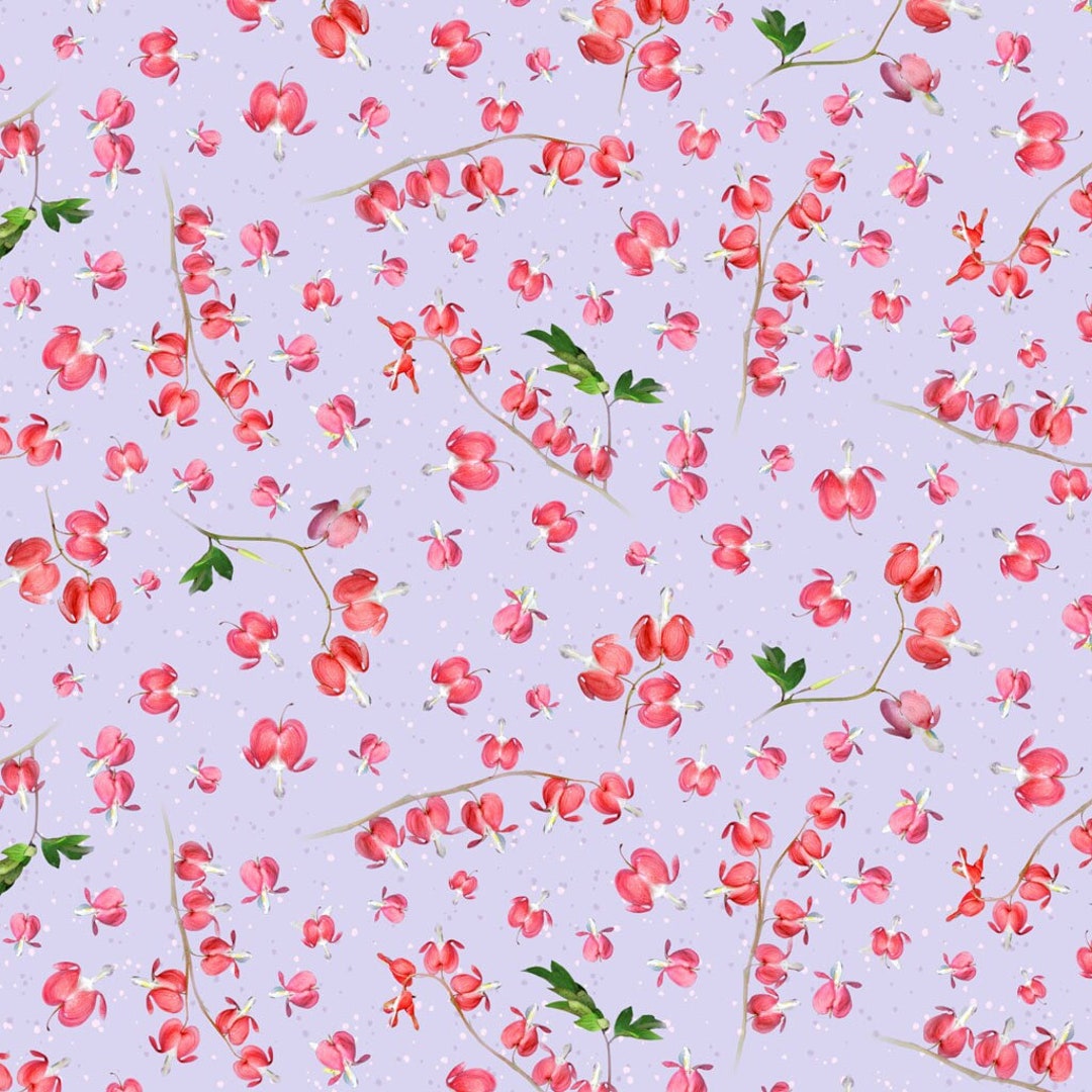 Realistic Wildflower Fabric, Tina's Wildflowers -- Clothworks ...