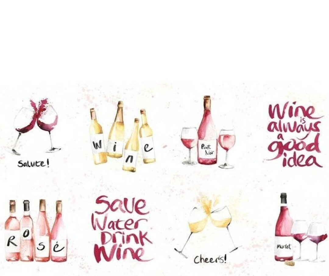 Wine Quilt Blocks Panel -- Uncorked -- P&B Textiles -- Rose Fabric ...