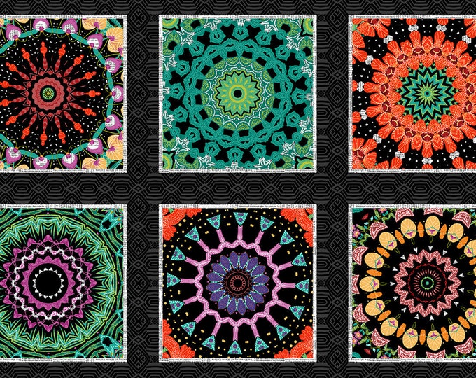 Black and White Abstract Fabric, Hothouse Magic Geo Studio E Fabrics ...