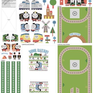 Thomas & Friends™ Sodor Railway Felt Panel Kit From Riley Blake Designs ...