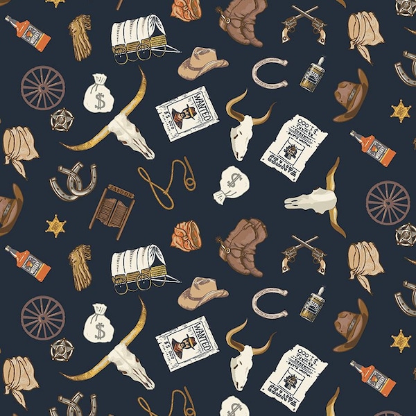 Western Fabric by the Yard - Etsy