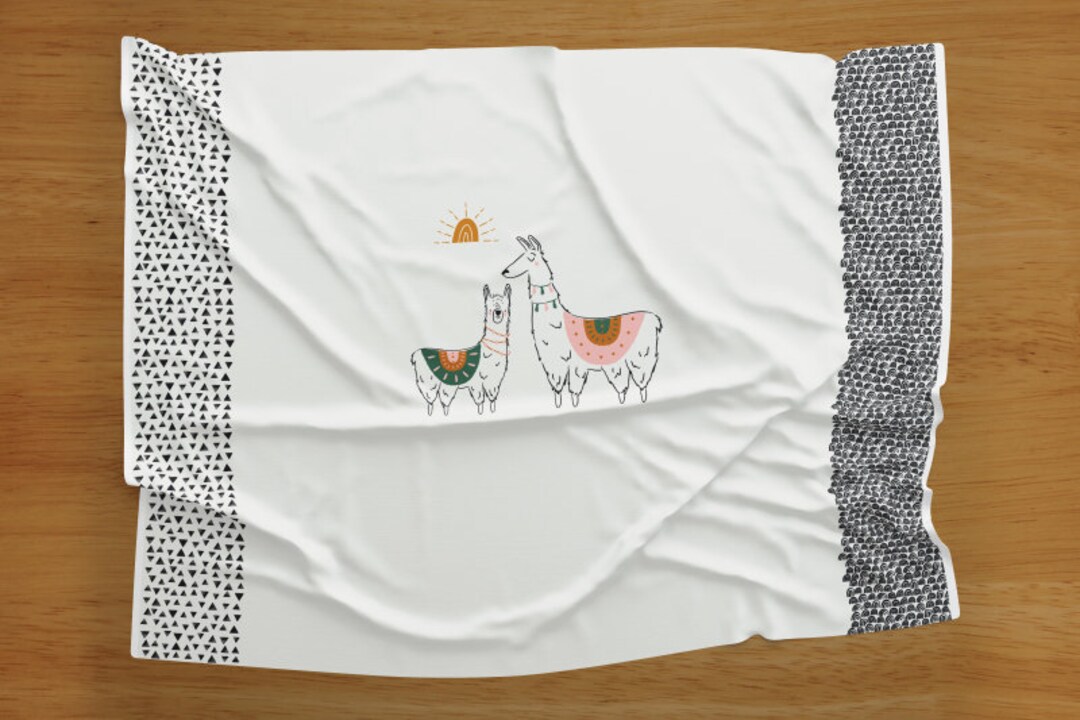 Llama Quilt Panel, Art Gallery Fabrics, Pachapanel I Love You a Llama ...