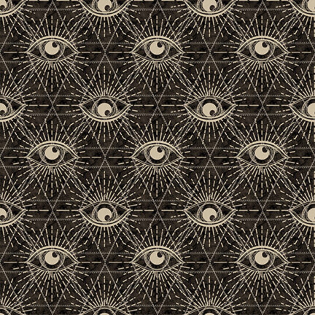 Eye Fabric Deja Boo by Blank Quiltingthird Eye Halloween - Etsy