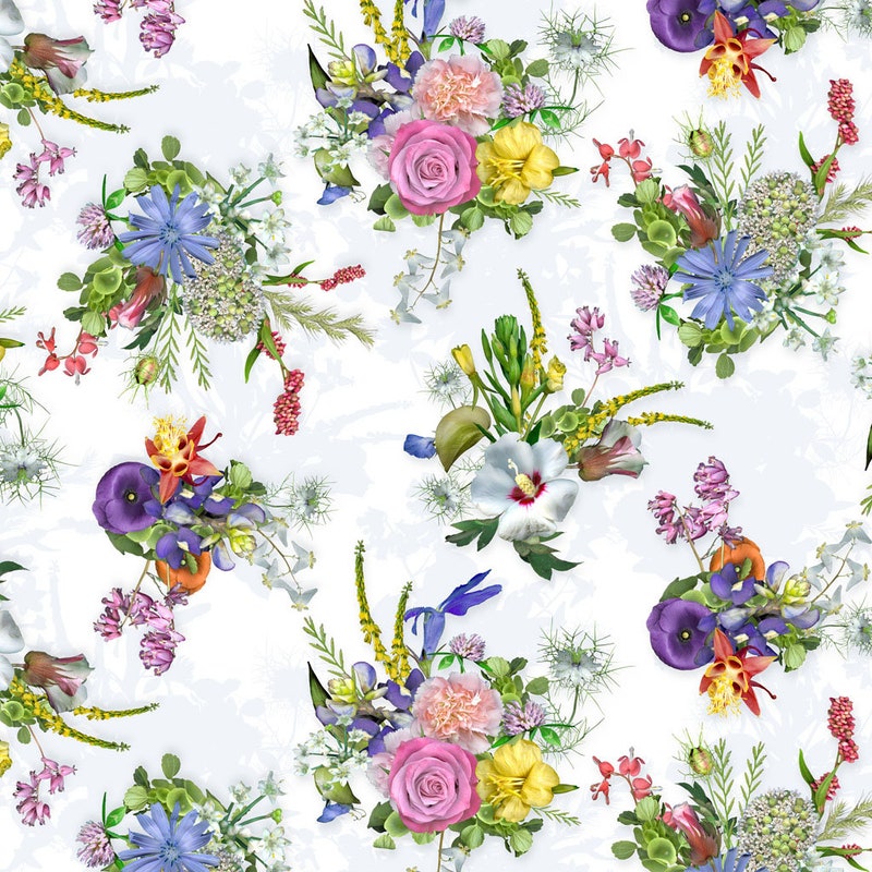 Wildflower Fabric - Etsy