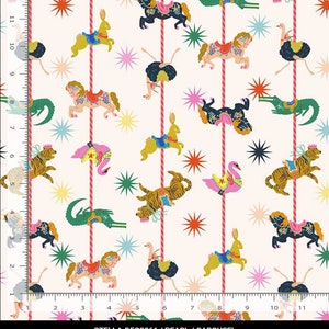 Circus Quilt Fabric, Ticket to Ride, Dear Stella Carousel Carousel ...
