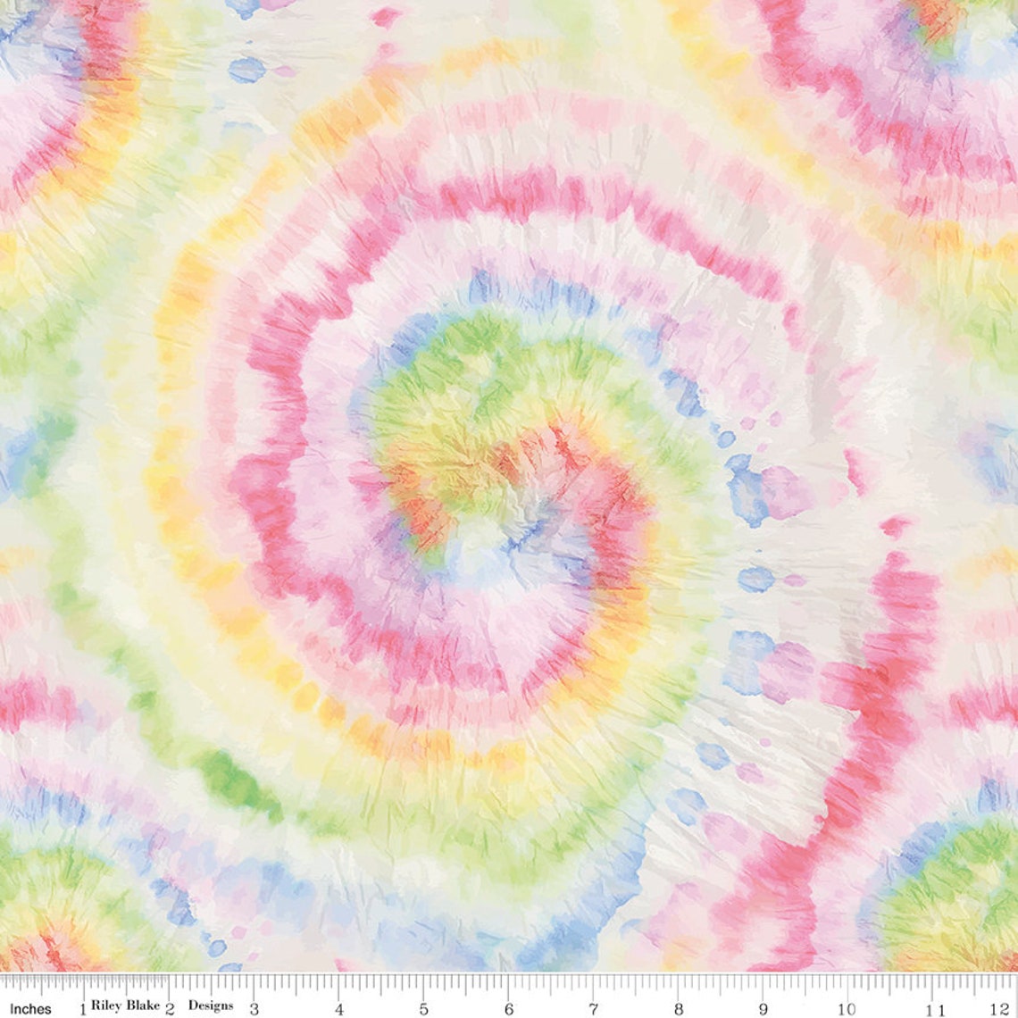 Tie dye KNIT from Riley Blake Tie Dye in brighttie dye 4 | Etsy