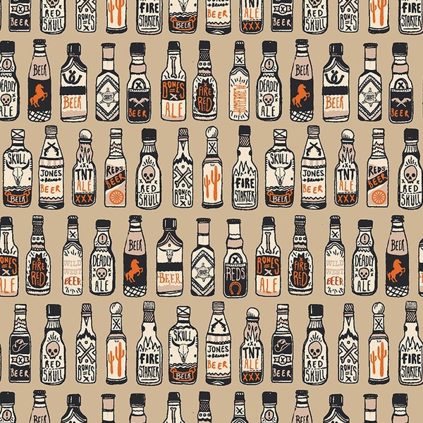 Beer Bottle Fabric - Etsy