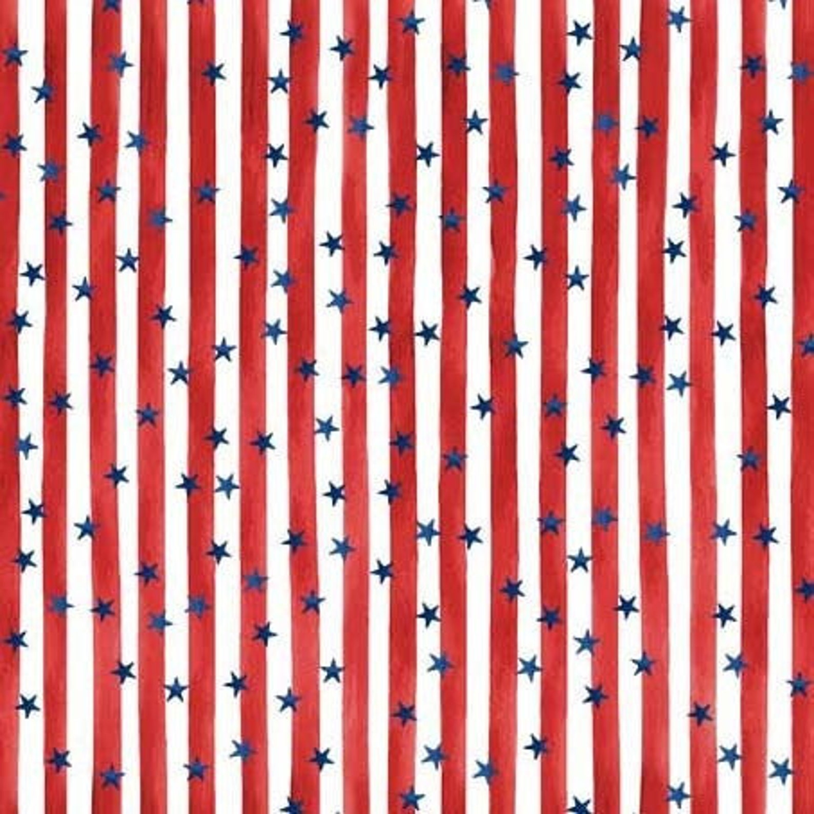 American Flag Stripe Fabric Land That I Love Broad Stripes | Etsy