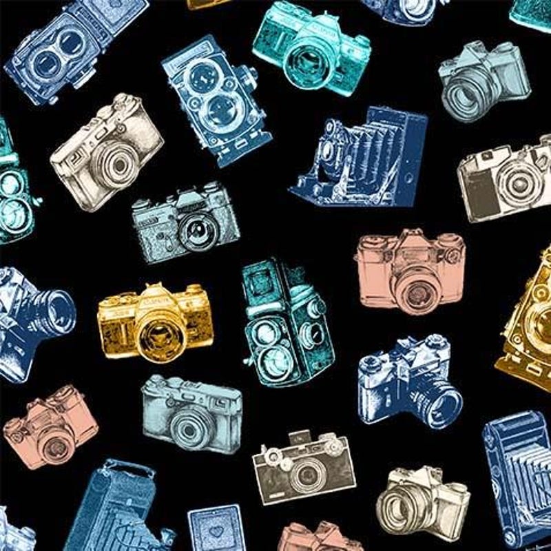 Camera Quilt Fabric - Etsy