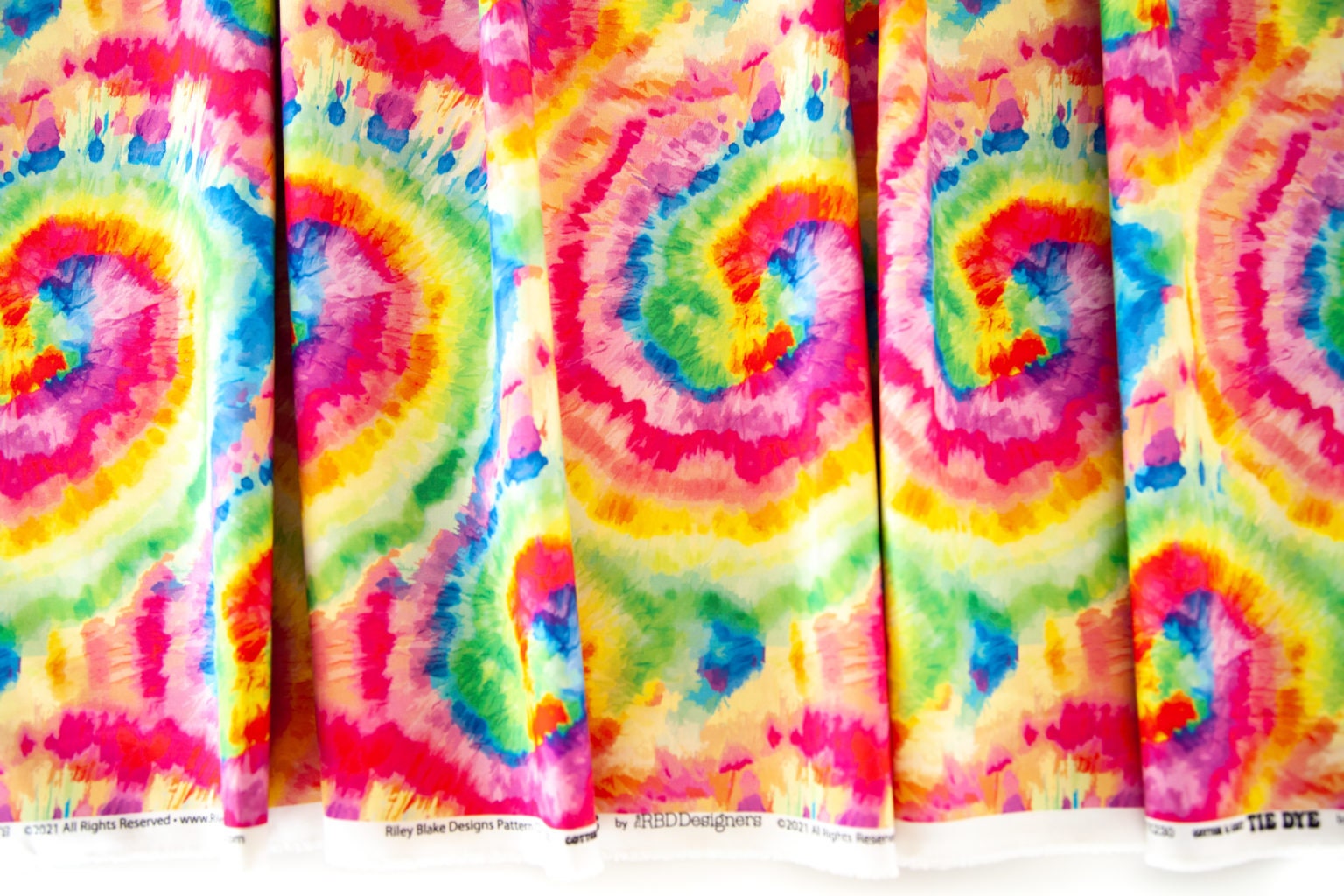 Tie dye KNIT from Riley Blake Tie Dye in brighttie dye 4 | Etsy