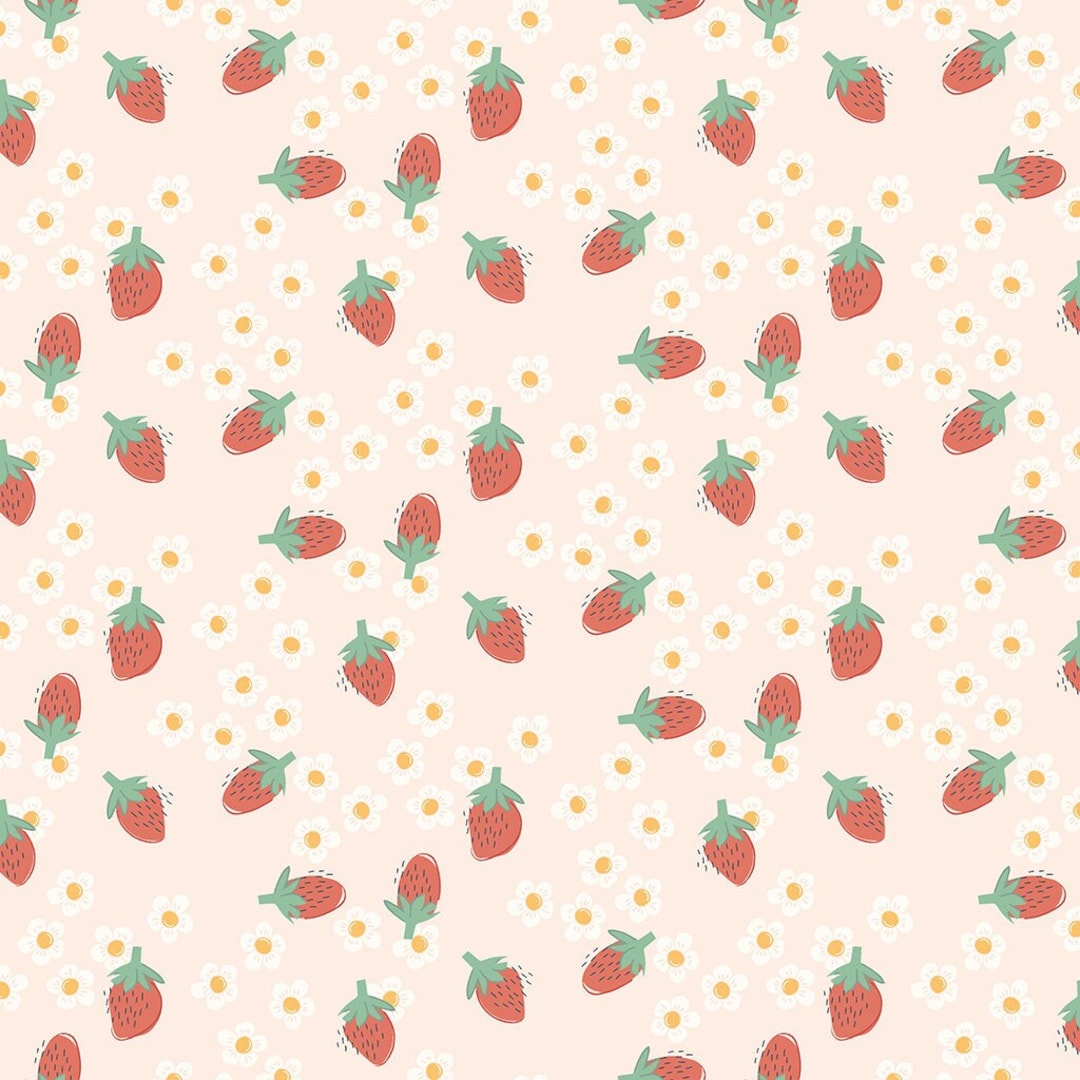 Strawberry Fabric, Strawberry Days--clothworks, Berries Quilt Fabric ...