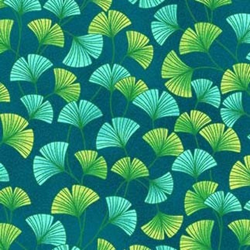 Ginkgo Leaf Fabric - Etsy