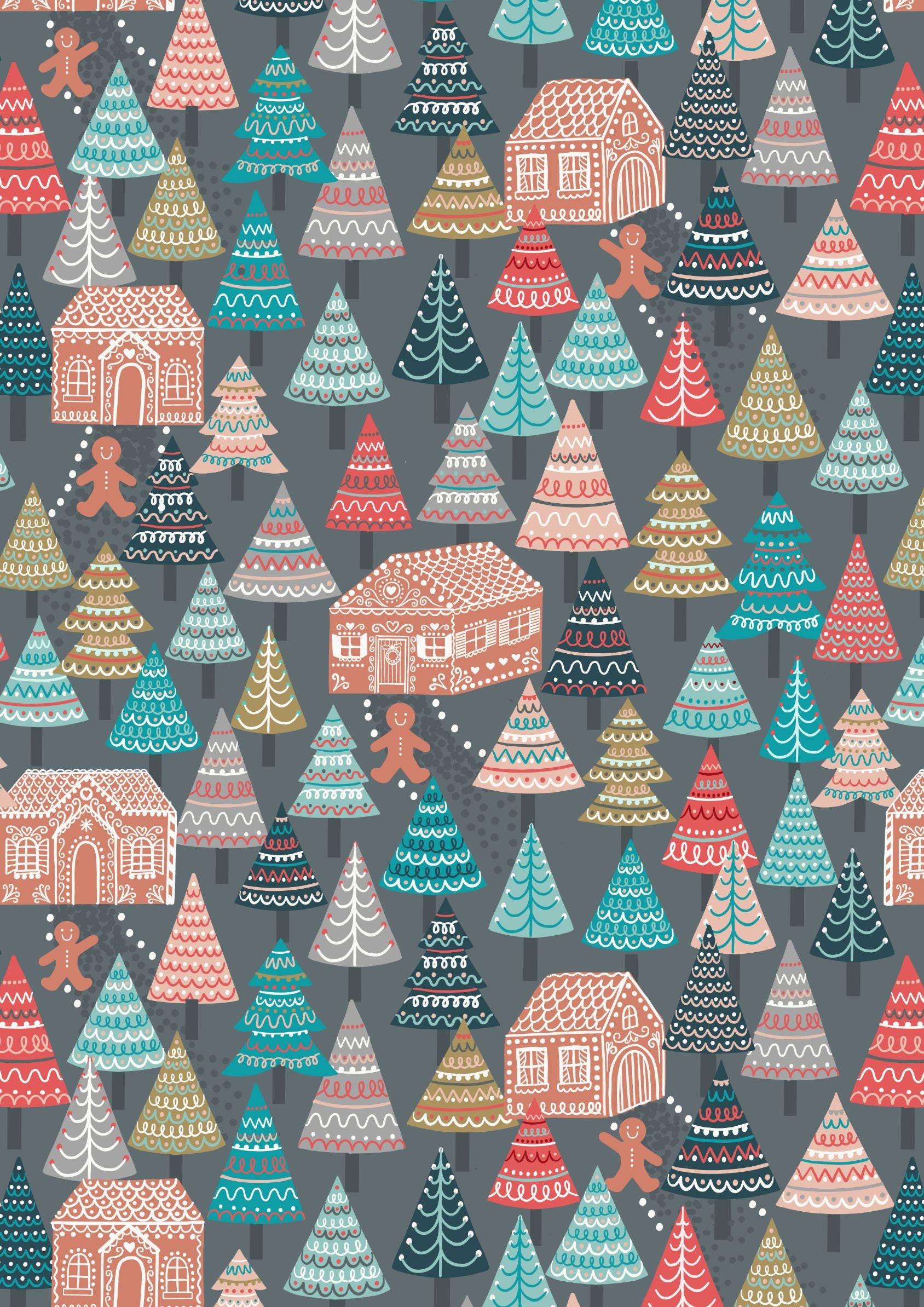Gingerbread Man Fabric, Gingerbread Season-- Lewis & Irene ...