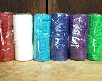 Purple Deco Mesh | Etsy