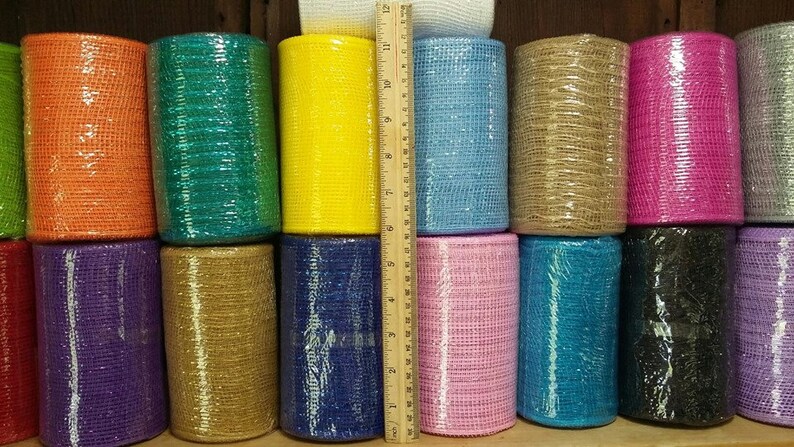 Deco Mesh Ribbon Rolls - Etsy Australia