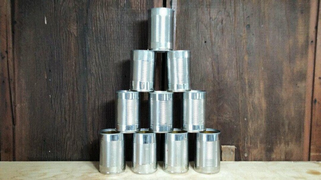 24 Small Veggie Can for Crafting Target Practice Candle Making DIY - Etsy